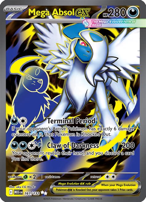 Wat Is Mega Absol Ex 161132 Uit Mega Evolution Waard Pokemonkaartnl