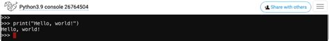 Online Console Simple Python Code In A Browser Data Science Workbook
