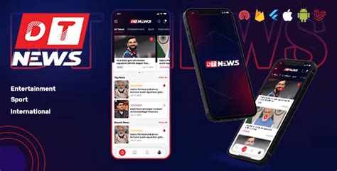 DTNews Flutter News Application Admin Panel CoderMarket