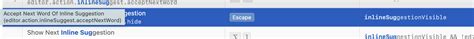 Editor Action Inlinesuggest Hide Has Wrong Title Issue Microsoft Vscode Github