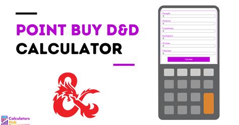 Point Buy Calculator D D Online
