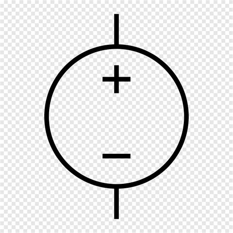 전압원 전력 변환기 전자 기호 배선도 직류 소스 기타 각도 Png Pngegg