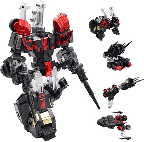 Lqippoe Figura De Acción Transformer Sixshot Mf 27b Black Toys Versión