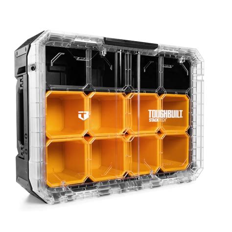 Toughbuilt Stacktech 11 Compartment Large Plastic Small Parts Organizer
