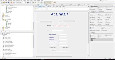 Membuat Program Tiket Java Gui Dengan Netbeans