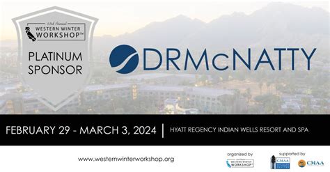Drmcnatty Has Been Supporting The Western Winter Workshop For Over 28