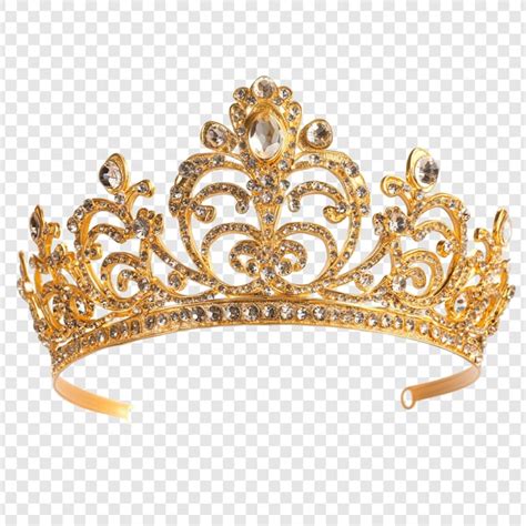 Золотая корона с блестящими бриллиантами Бесплатно Psd Файл