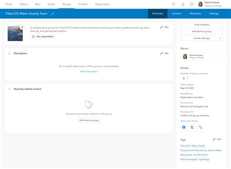 Creating Groups In Arcgis Online Why And How National Tribal Geographic Information Support