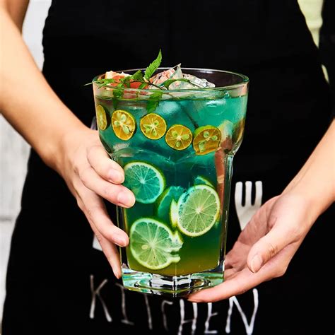 800ml 슈퍼 대용량 맥주 유리 물 우유 차가운 음료 주스 머그잔 과일 차 컵 육각형 컵 위스키 유리 컵 음료 용기맥주잔 Aliexpress