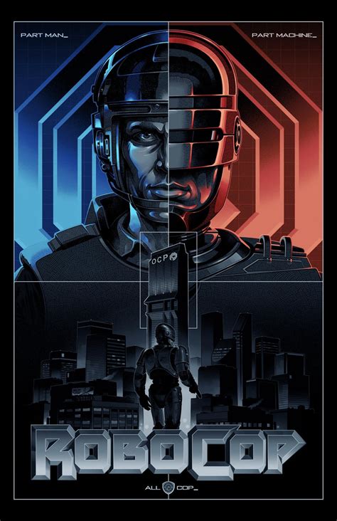 Robocop Alternative Movie Poster Fan Art R Robocop
