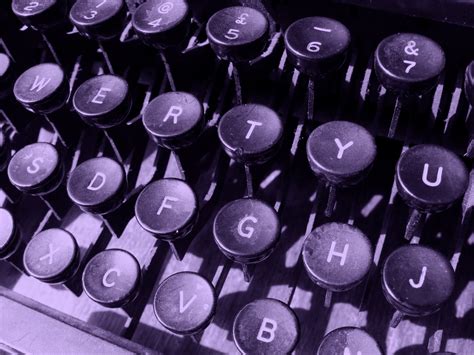 Oz Typewriter Purple Prose In A Purple Haze With Purple Typewriters