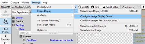 impact acquire sdk gui applications using multiple displays