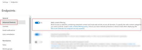 microsoft defender for endpoint web content filtering for windows 365