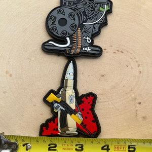 Hook And Loop Patch Rubber PVC Patches QTY Etsy