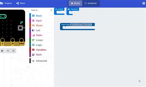 Bbc Microbit Thermometer Sample Code Created Coding Workshops For