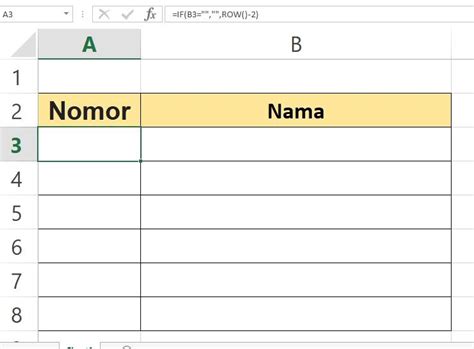 Rumus Excel Untuk Membuat Nomor Urut Otomatis Neicy Tekno