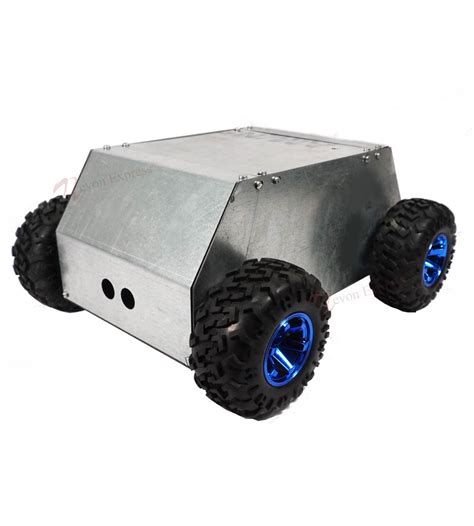 Buy Diy All Terrain Military Robot Metal Chassis With Led Headlight