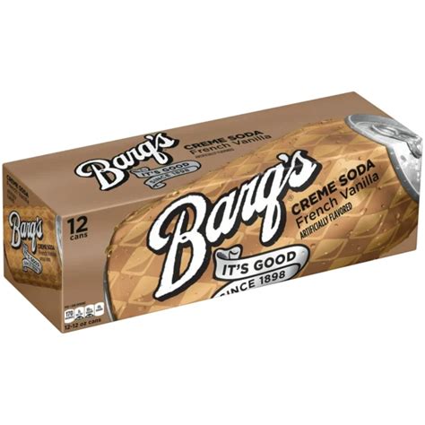 Barqs French Vanilla Cream Soda Pop 355ml American Soda