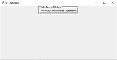Layout Management Using Python Tkinter Iotedu