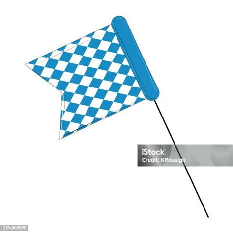 파란색과 흰색 체크 무늬 옥토버 페스트 깃발 막대기 벡터 0명에 대한 스톡 벡터 아트 및 기타 이미지 0명 Film Festival 공휴일 Istock
