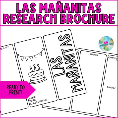 Las Mañanitas Research Brochure Spanish 1 2 3 And 4 Culture Autentico