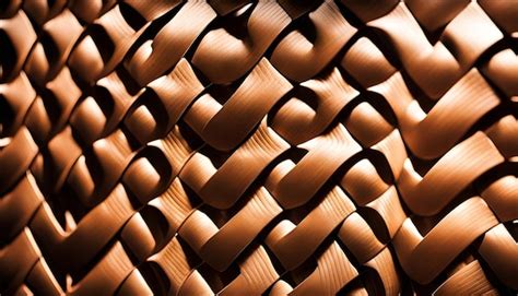 Basketweave Pattern Premium Ai Generated Image