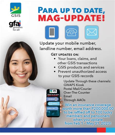 Updating Of Members And Pensioners Contact Information Government Service Insurance System