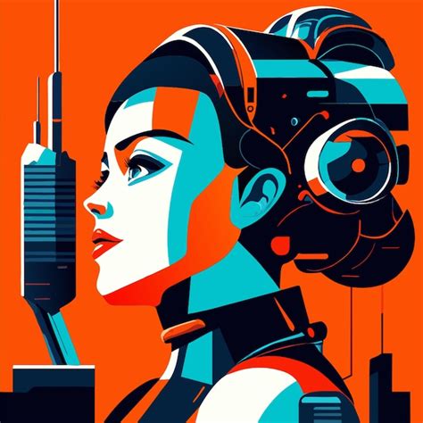 Premium Vector Artificial Intelligence Vector Illustration Flat 2