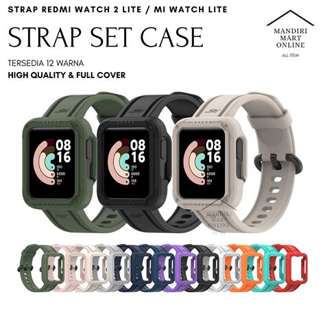 Jual Strap Redmi Watch 2 Lite Mi Watch Lite SET Tali Pengganti Redmi Watch Lite 1 2 Bahan