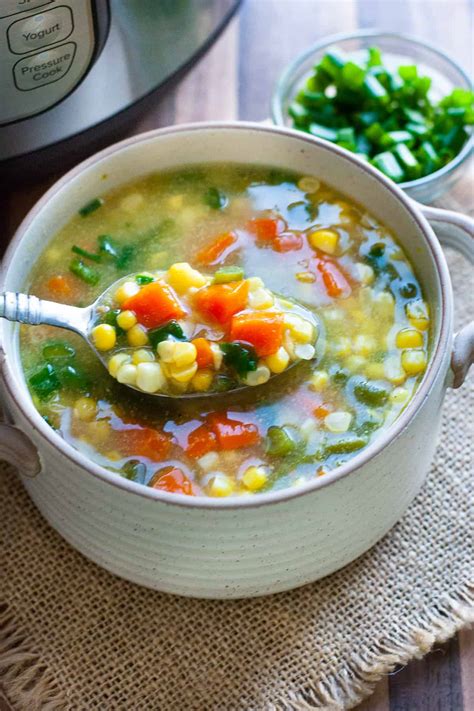 Sweet Corn Soup Quick And Easy Indian Ambrosia