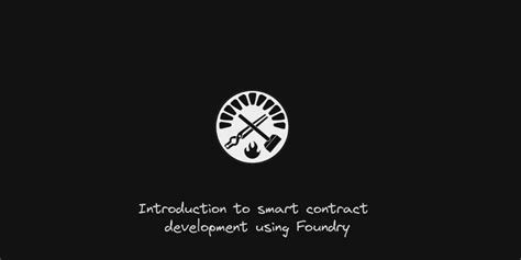 Introduction To Smart Contract Development Using Foundry Dev Community