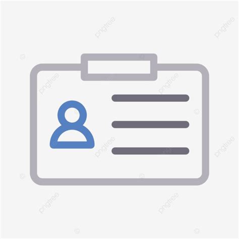 Badge Contact Identification Authentication Vector Contact Identification Authentication Png
