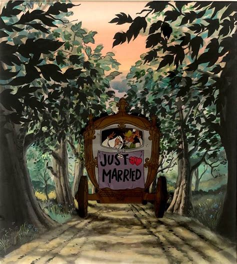 Original Production Cel Of Robin Hood And Maid Marian From Robin Hood