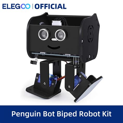 elegoo penguin bot biped robot kit compatible with arduino project with assembling tutorial stem