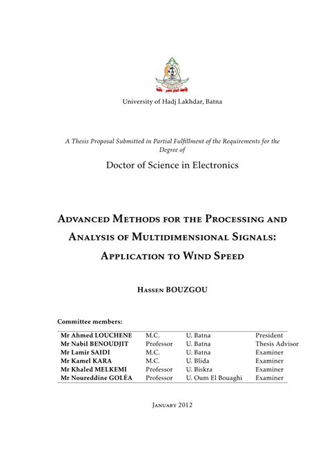 pdf advanced methods for the processing and analysis of