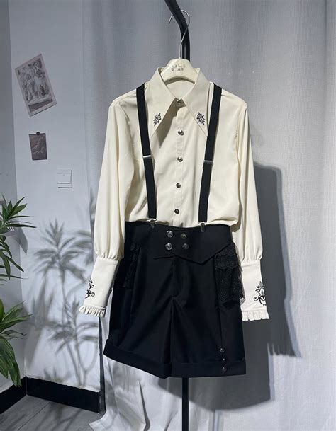 CastleToo Nocturnal Magician Gothic Lolita Jumper Dress Blouse And Ouji Shorts