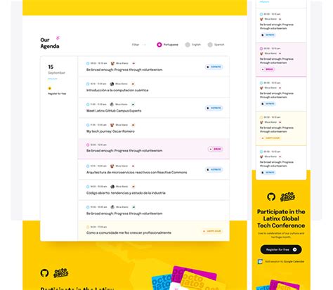 github landing page behance