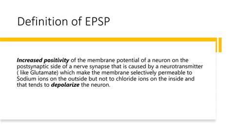 Epsp And Ipsp Pdf
