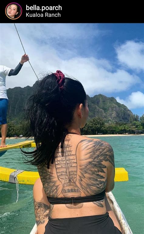 Bella Poarch Rising Sun Tattoo