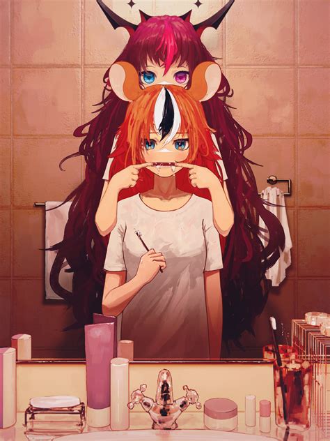 Hakos Baelz And Irys Hololive And More Drawn By Yto Danbooru