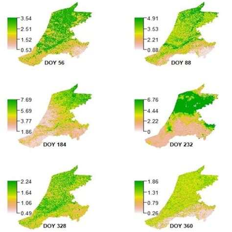 Spatial And Temporal Variation Of Transpiration Download Scientific