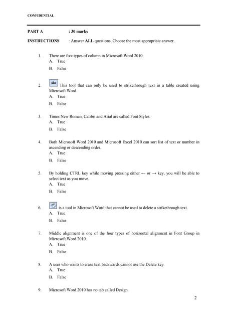 Ss2 Data Processing Examination With Test Of Practicals Third Term Pdf