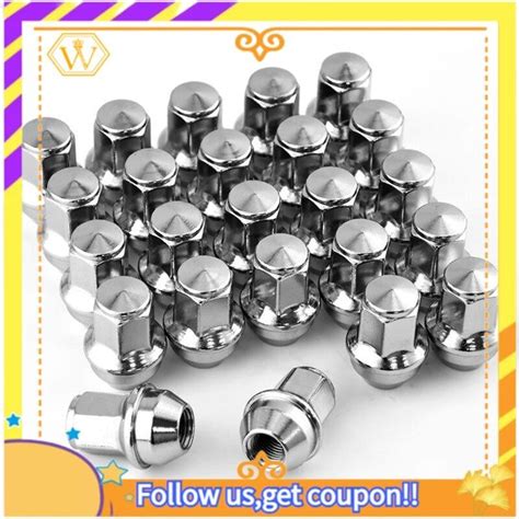 W 1 Bộ 24 Chiếc Hub Lug Nuts M14x15 Acpz 1012 B Dành Cho Xe Ford