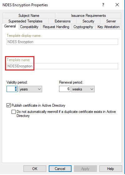 验证 ndes 配置以使用 scep 证书 intune microsoft learn