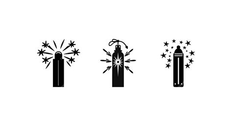 Premium Vector Retro Inspired Firework Vector Bundle