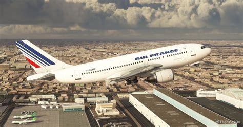 Air France 1990 Livery F Gemf Inibuilds A310 300 For Microsoft