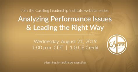 Join Us In August For Our Third Cassling Leadership Institute Webinar… Kyle Salem