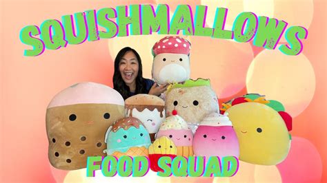 Squishmallows Food Squad Collection Unboxing Youtube