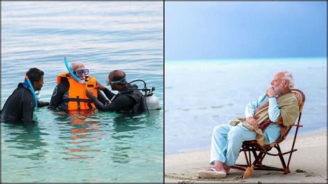 Pm Modi Arrived Amid The Natural Beauty Of Lakshadweep Shared