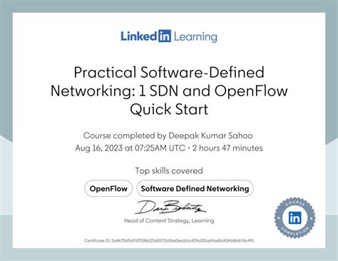 Deepak Kumar Sahoo On Linkedin Certificate Of Completion